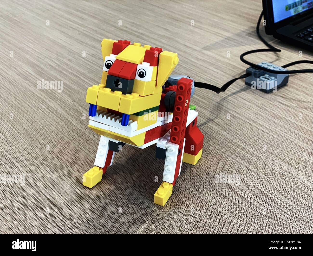 Robot dog made of legos Stock Photo - Alamy