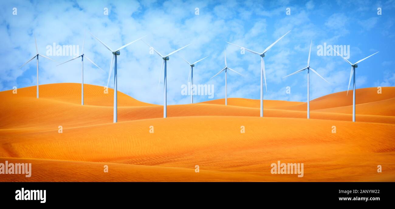 Uae wind farm hi-res stock photography and images - Alamy