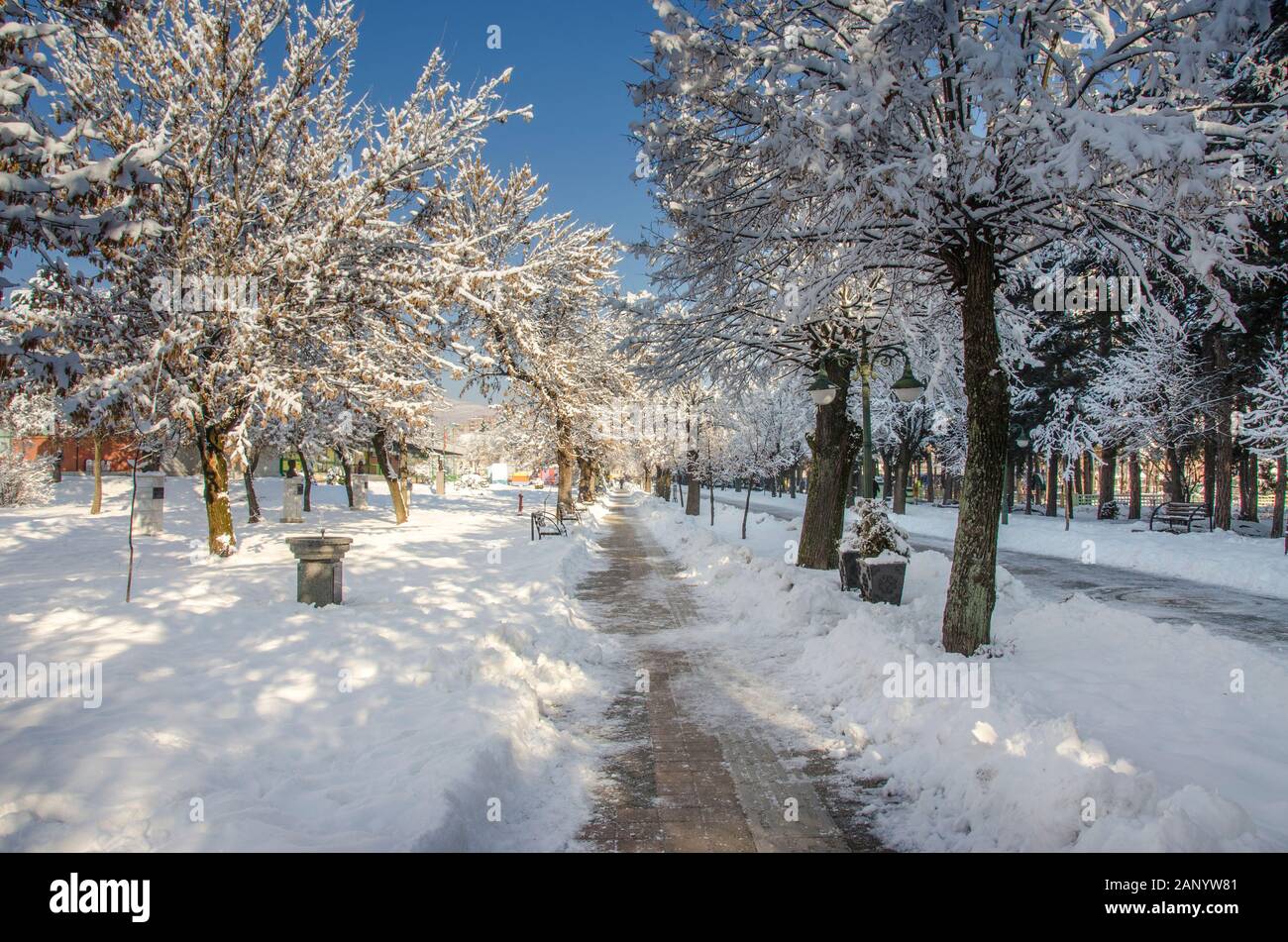 Bitola, Macedonia - City Park – Promenade Stock Photo - Alamy