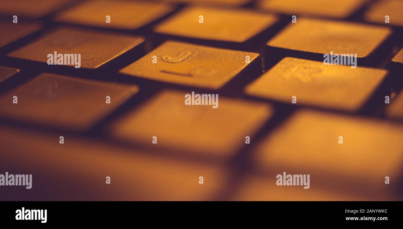 Black keyboard orange key hi-res stock photography and images - Alamy