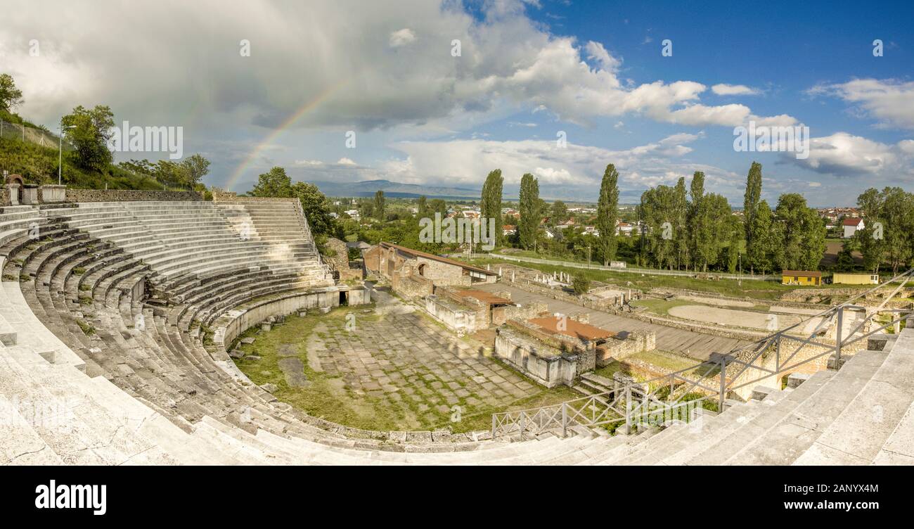 Bitola, Macedonia - Heraklea Lyncestis - Roman Theater Stock Photo - Alamy