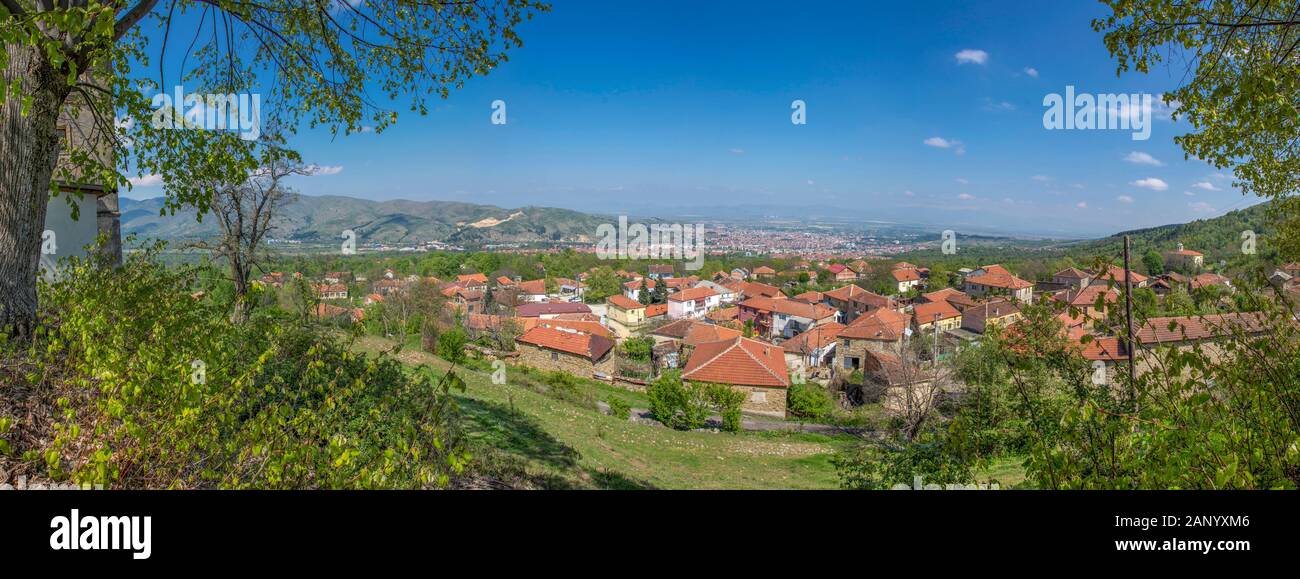 Bitola, Macedonia - Panorama from Brusnik village Stock Photo - Alamy