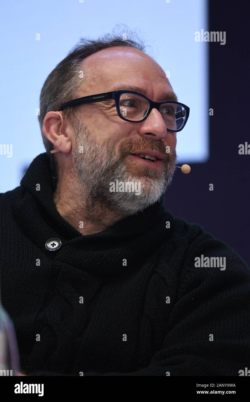 Munich, Bavaria. 20th Jan, 2020. Jimmy Wales (Founder of Wikipedia & co ...