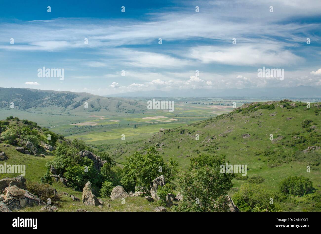Mountain Peaks - Green Mountain Landscape, Slivica village, Novaci ...