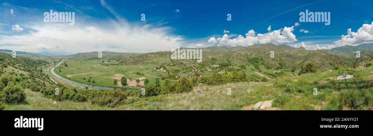Green Mountain Landscape - Blue Sky - Panoramic Photo - Skochivir ...