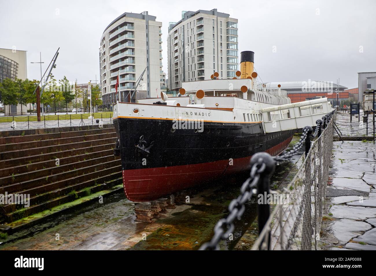 SS Nomadic at Titanic Belfast, Northern Ireland Stock Photo - Alamy