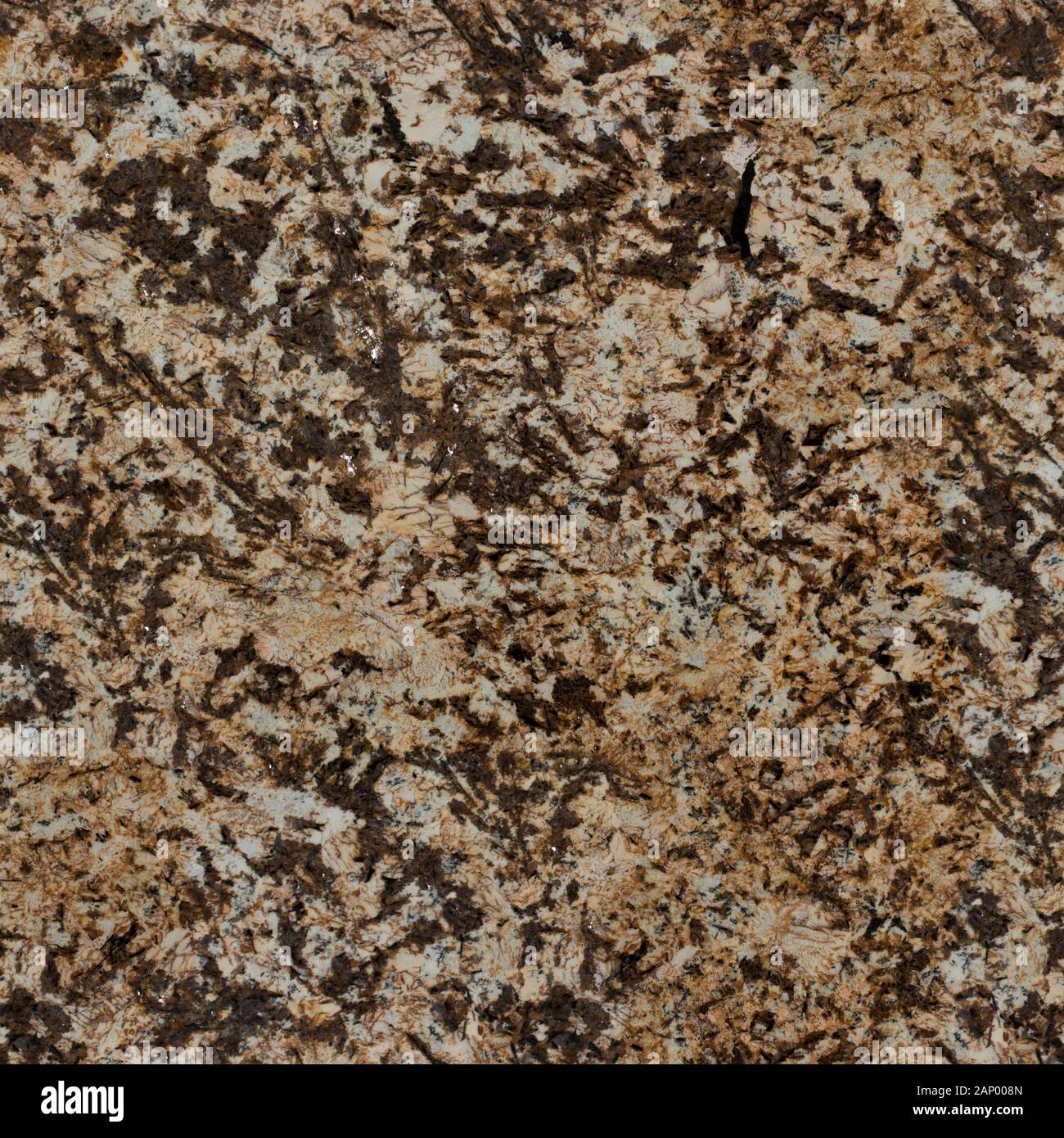 Mottled brown granite texture with pattern. Seamless square background ...