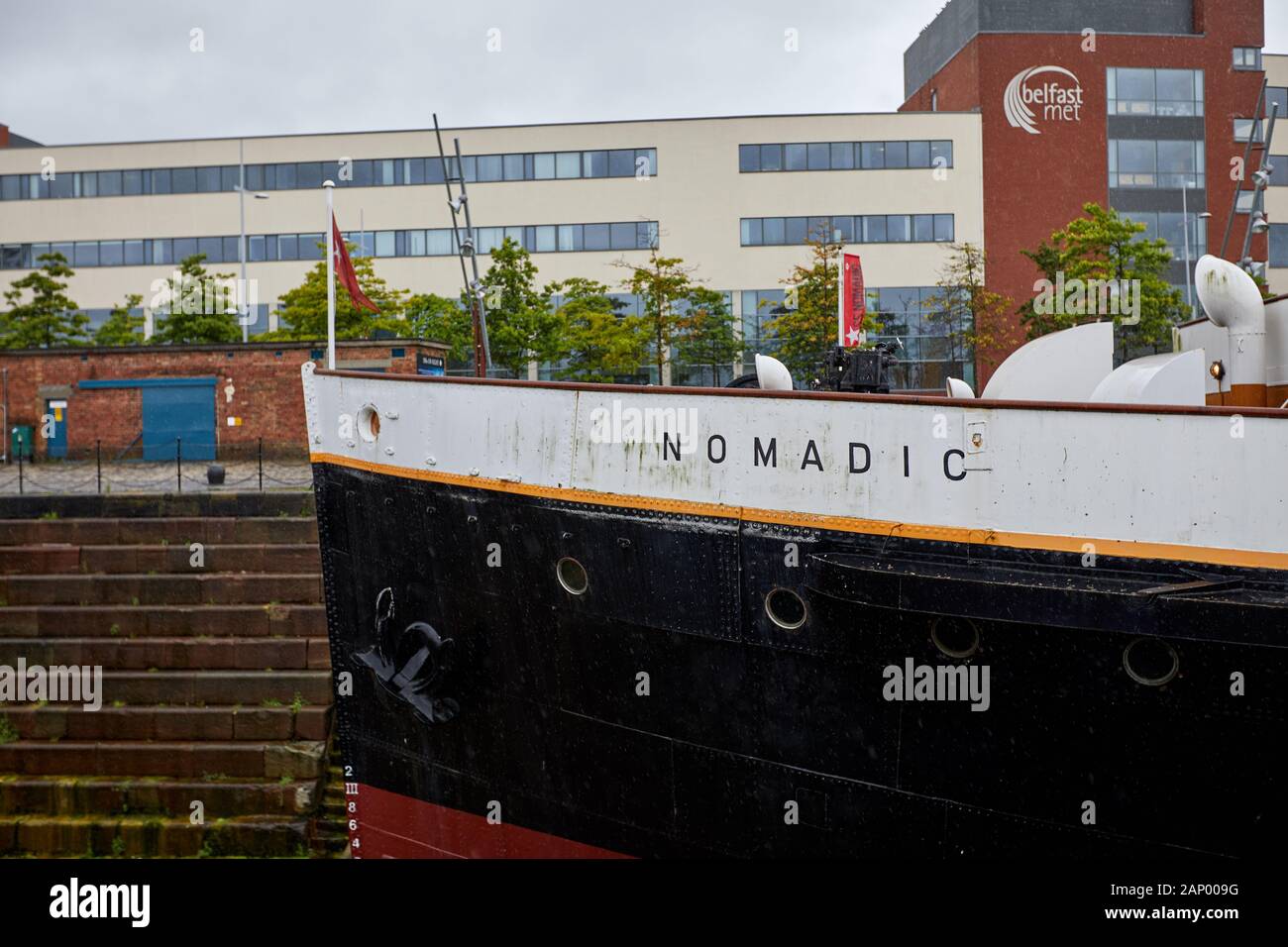 SS Nomadic at Titanic Belfast, Northern Ireland Stock Photo - Alamy