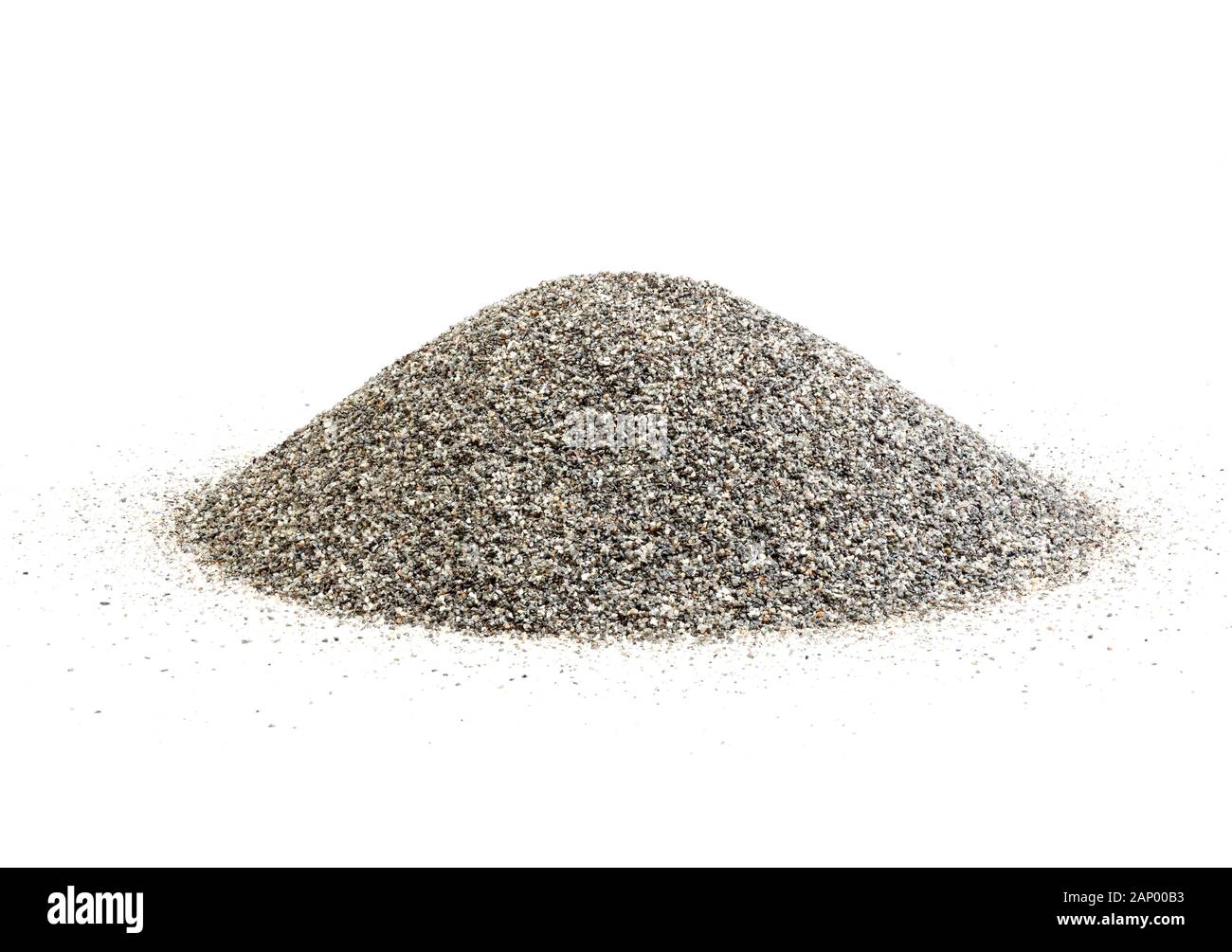 Beach sand grains close-up isolated on white Stock Photo - Alamy