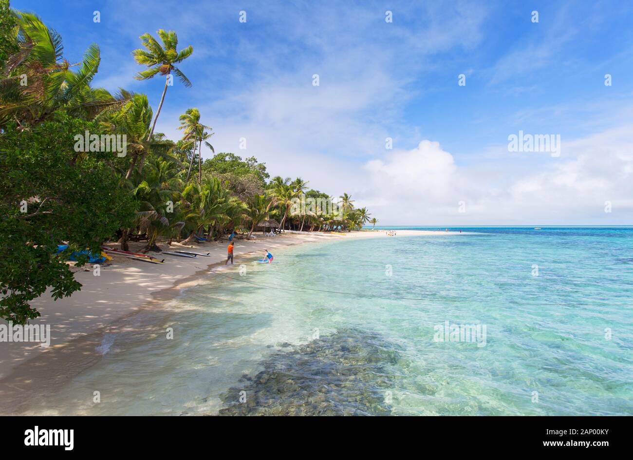 Leleuvia Island, Lomaiviti Islands, Fiji Stock Photo - Alamy