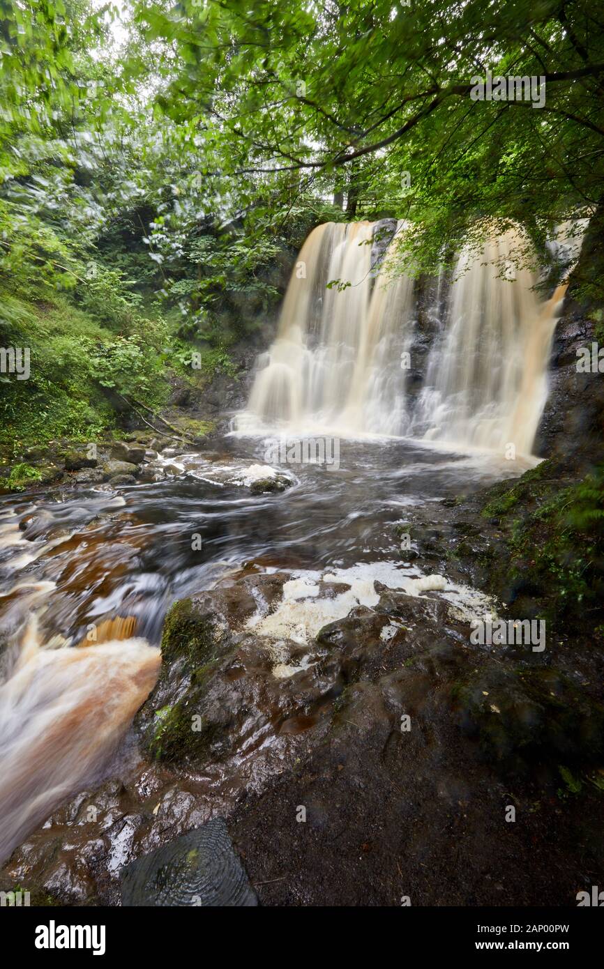 Waterfalls in Glenariff Forest Park, Co Antrim Stock Photo - Alamy