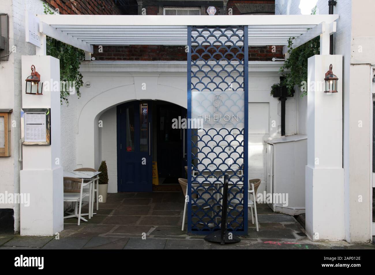 THEION modern Greek cuisine restaurant, located on Chapel Street ...