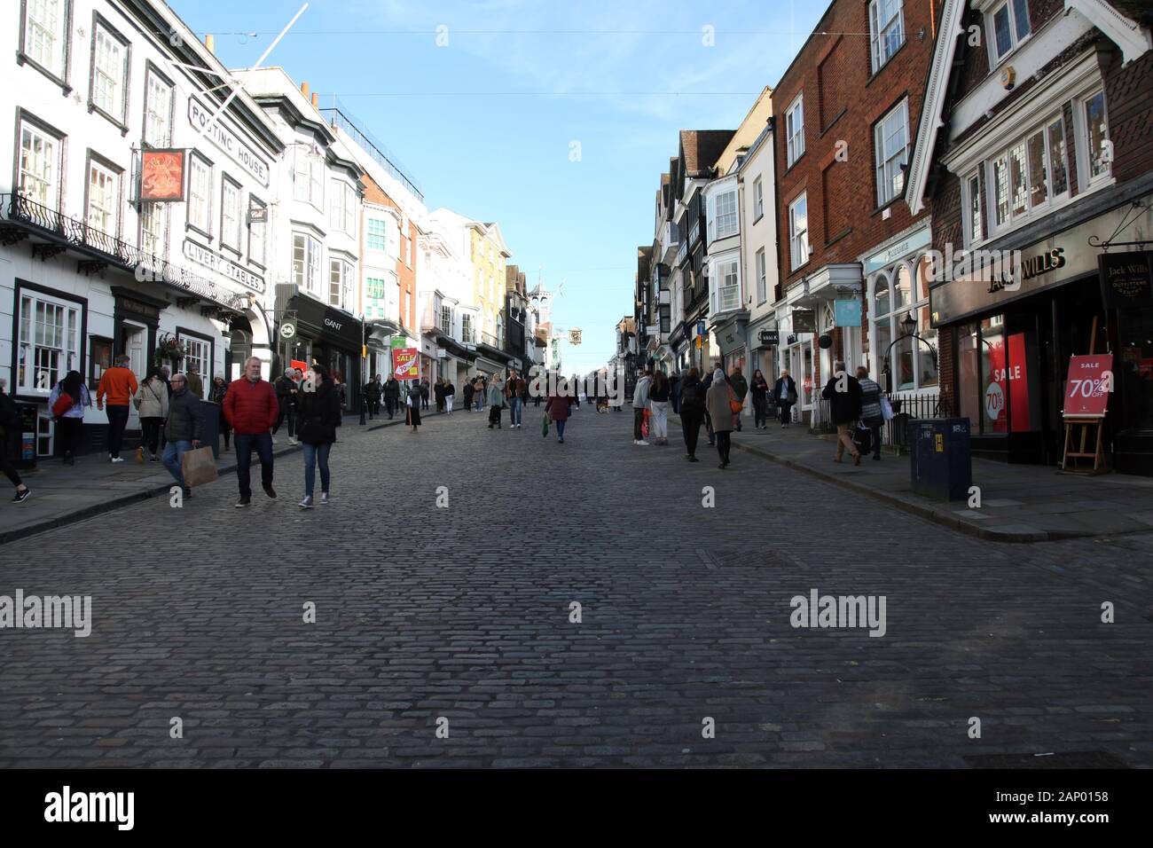 Guildford high street market hi-res stock photography and images - Alamy