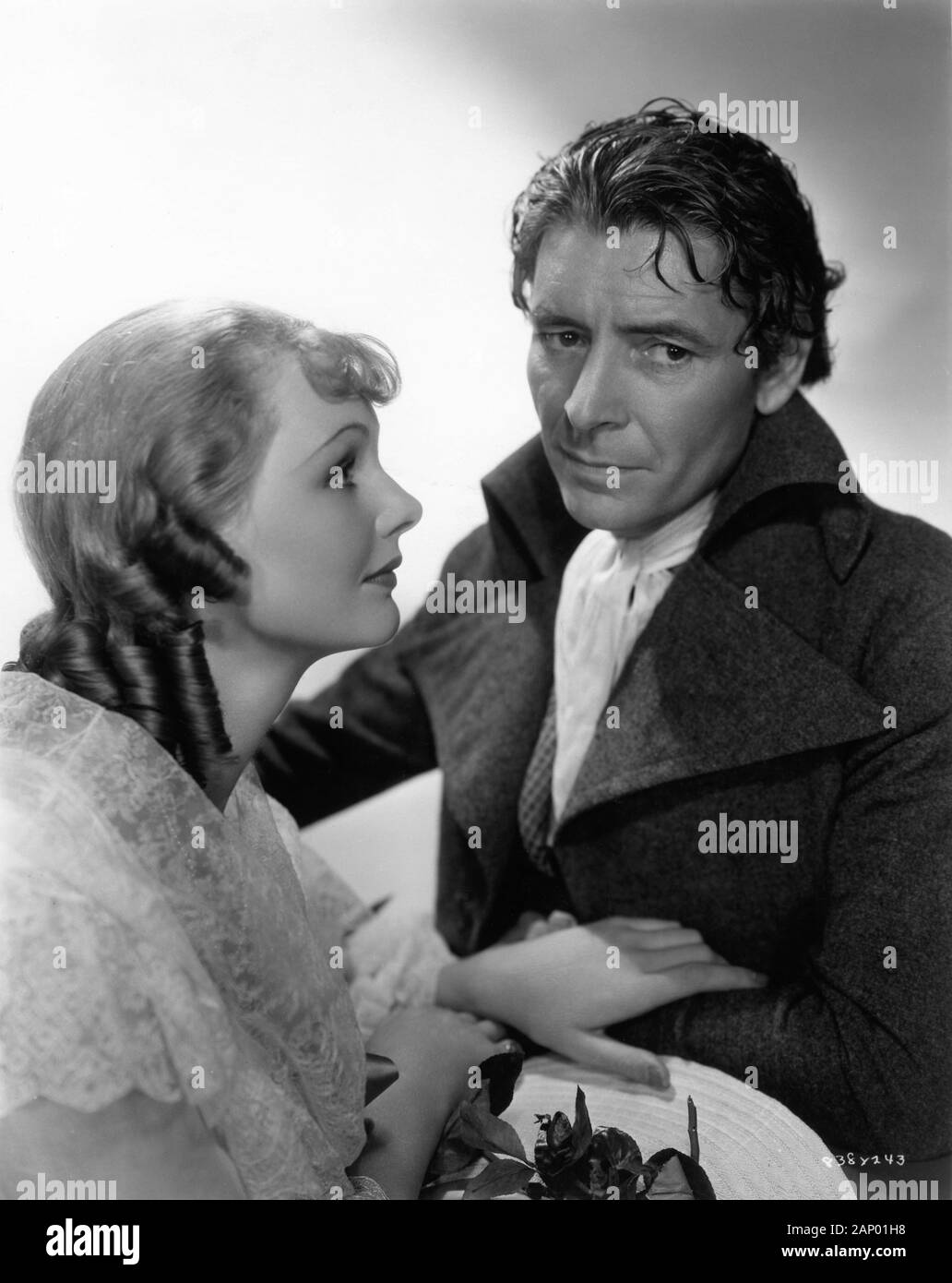 RONALD COLMAN as Sydney Carton and ELIZABETH ALLAN as Lucie Manette ...