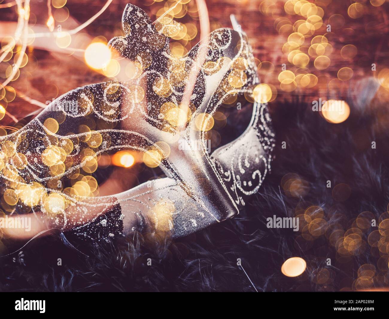 Vintage carnival mask view hi-res stock photography and images - Alamy