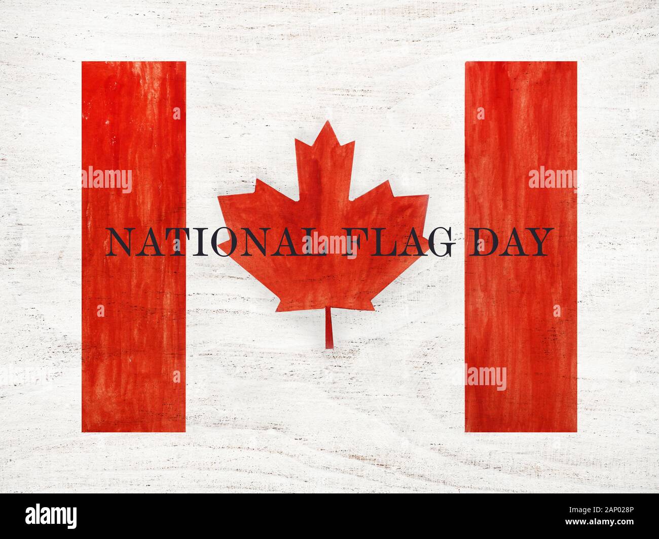 Beautiful drawing of the Canadian Flag. Closeup Stock Photo - Alamy