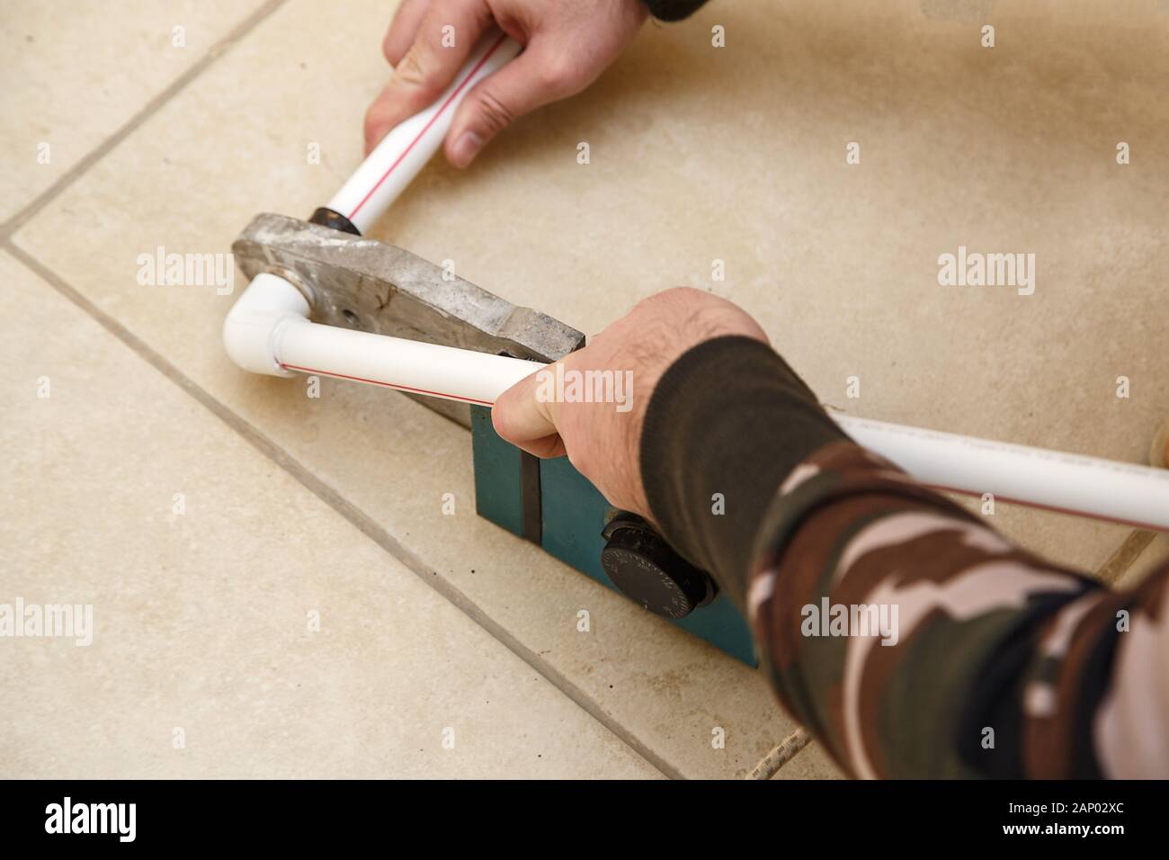 Connection plastic pipes regulator hi-res stock photography and images ...