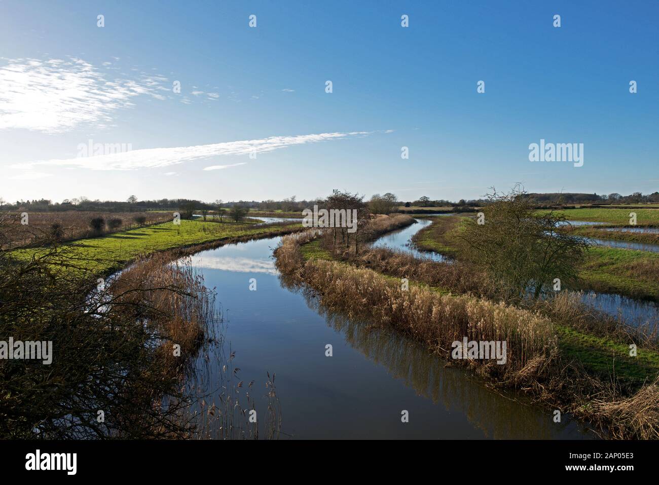 The River Derwent at Sutton upon Derwent, East Yorkshire, England UK ...
