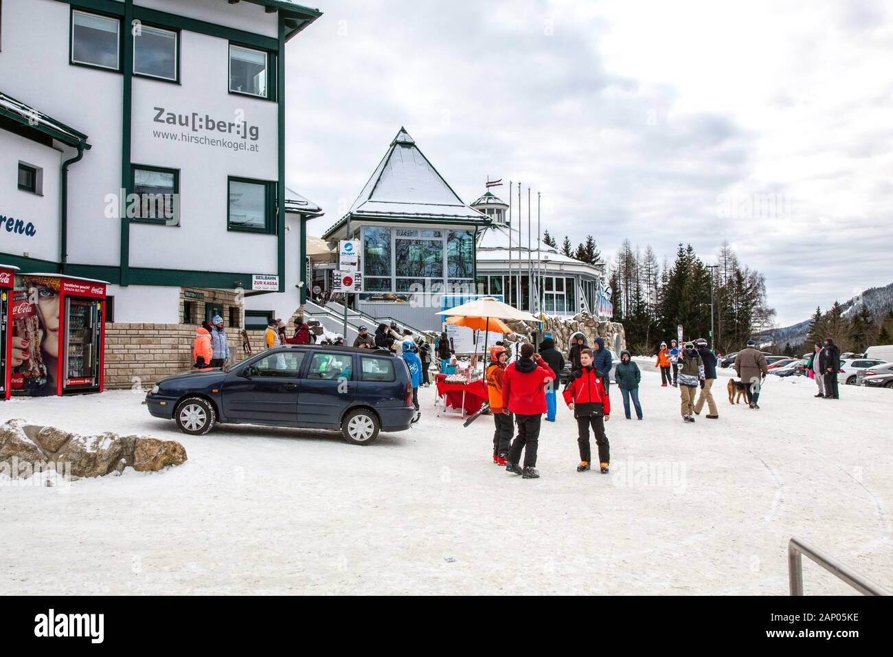 Semmering ski resort, Lower Austria, Viennese alps,Austria Stock Photo ...
