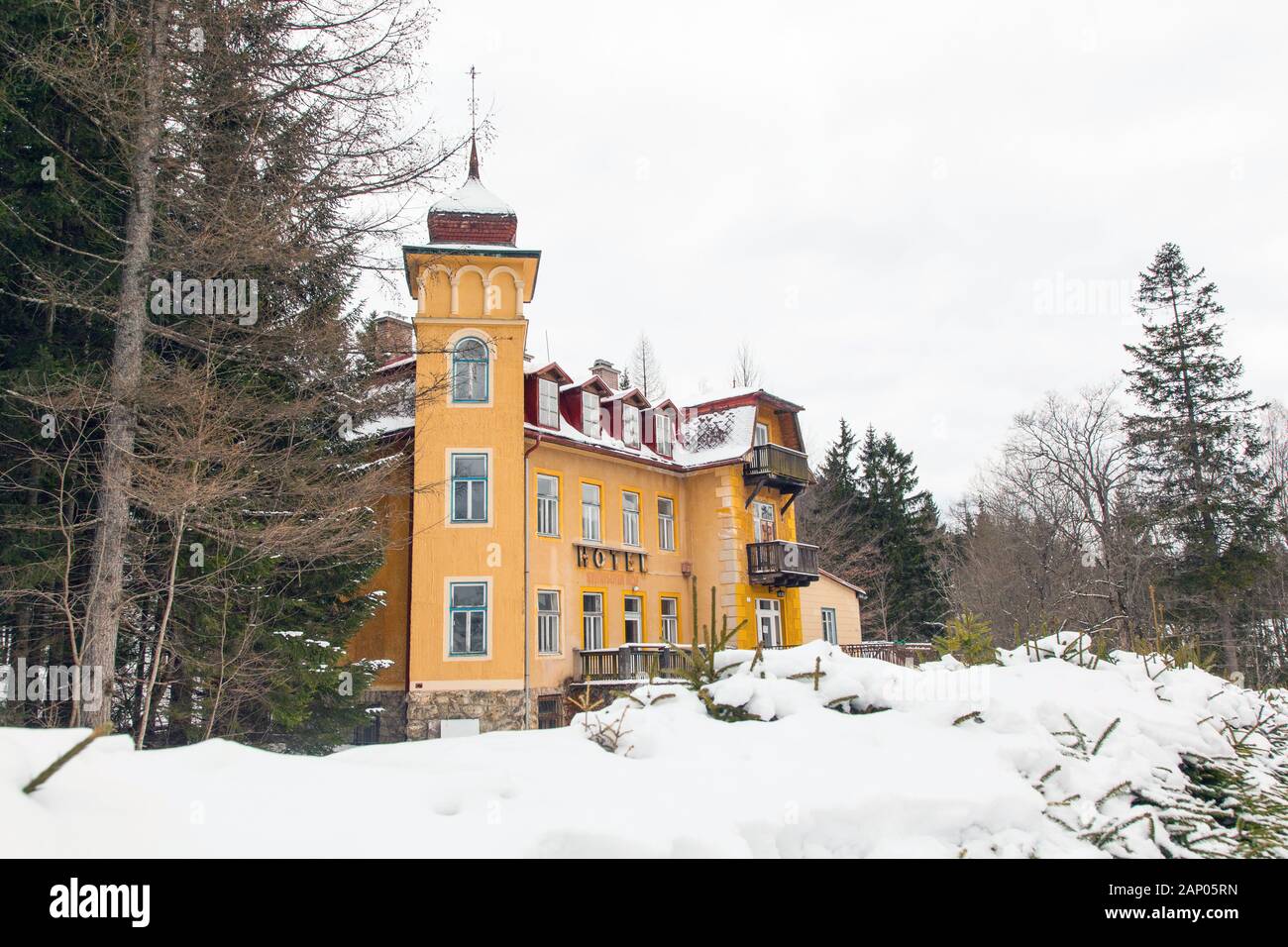 Old hotel at Semmering ski resort, Lower Austria, Viennese alps,Austria ...