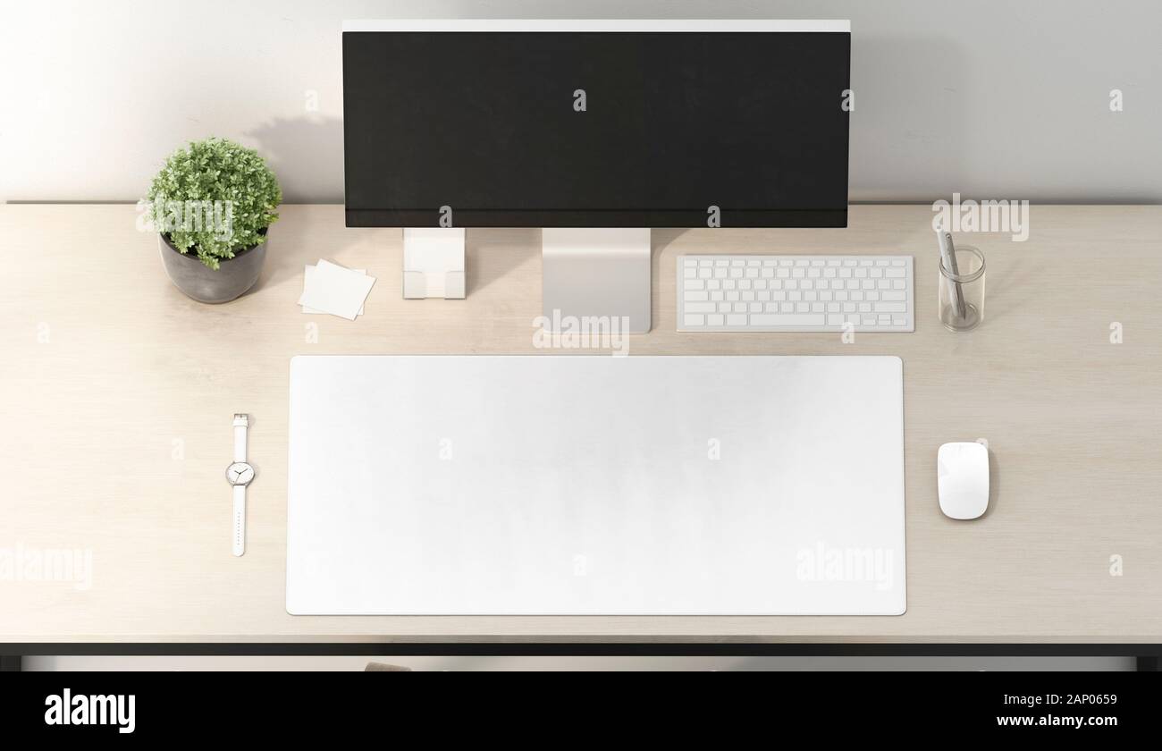 Deskmat mockup hi-res stock photography and images - Alamy