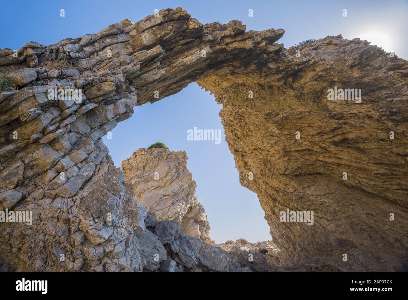 Ark on the Grande Blue Stegna beach (Secret beach), Rhodes, Greece ...