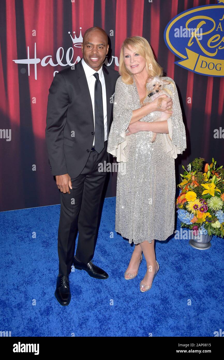 Kevin Frazier and Sandra Lee at the recording of the Hallmark Channel ...