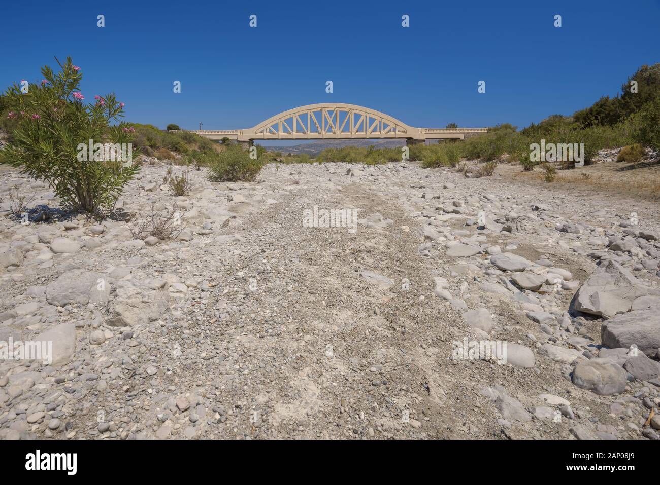 Bridge over dry river bed hi-res stock photography and images - Alamy
