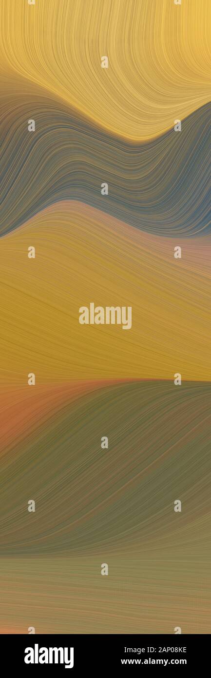 flowing vertical banner with pastel brown, sandy brown and peru colors ...