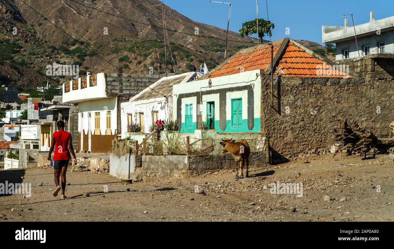 Vida no Tarrafal Stock Photo - Alamy