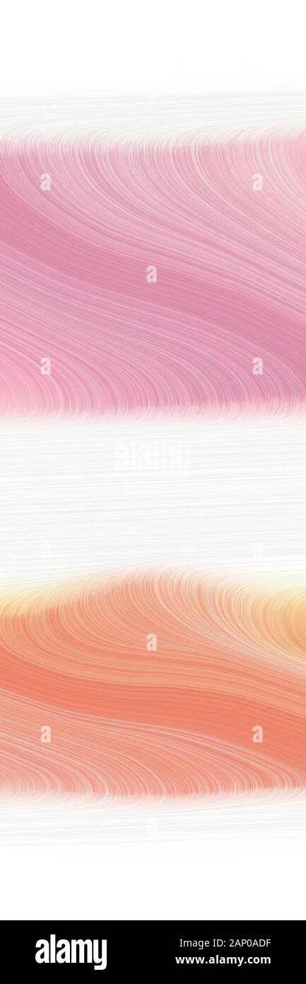 modern header design with pastel pink, linen and dark salmon colors ...