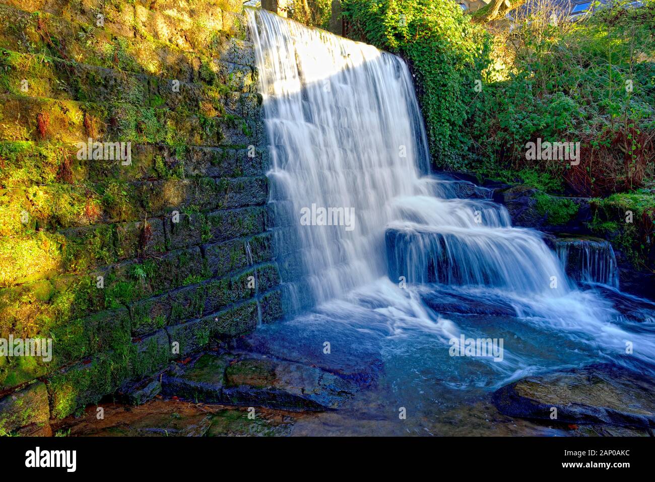 Lumsdale waterfall,Matlock,Derbyshire peak district,England ,UK Stock ...
