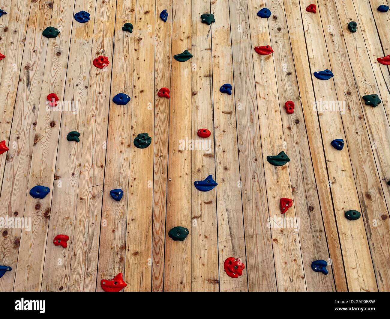 coaching wall for climbing lessons sport trevel Stock Photo - Alamy