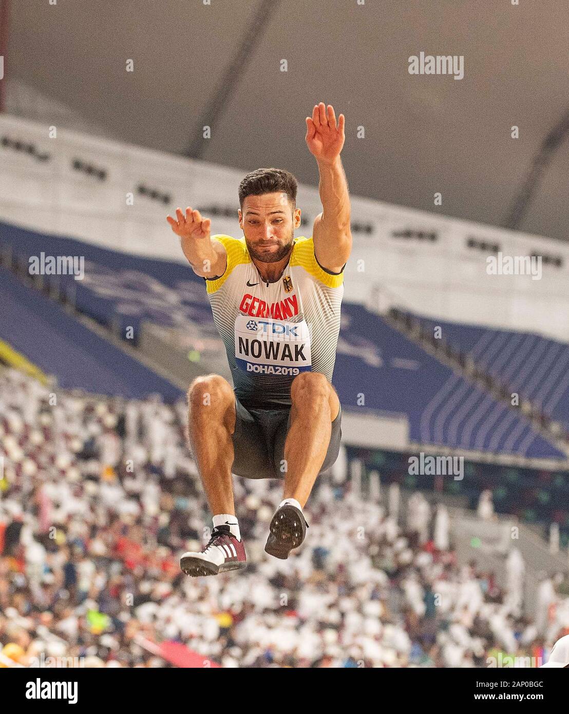 Tim NOWAK (Germany) Action, decathlon of the men's long jump, on 02.10. ...