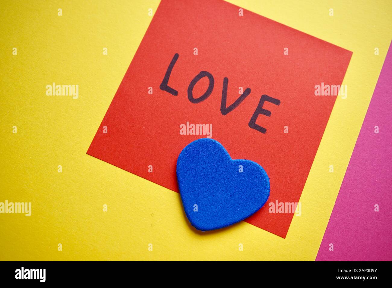 Handwritten love paper hi-res stock photography and images - Alamy