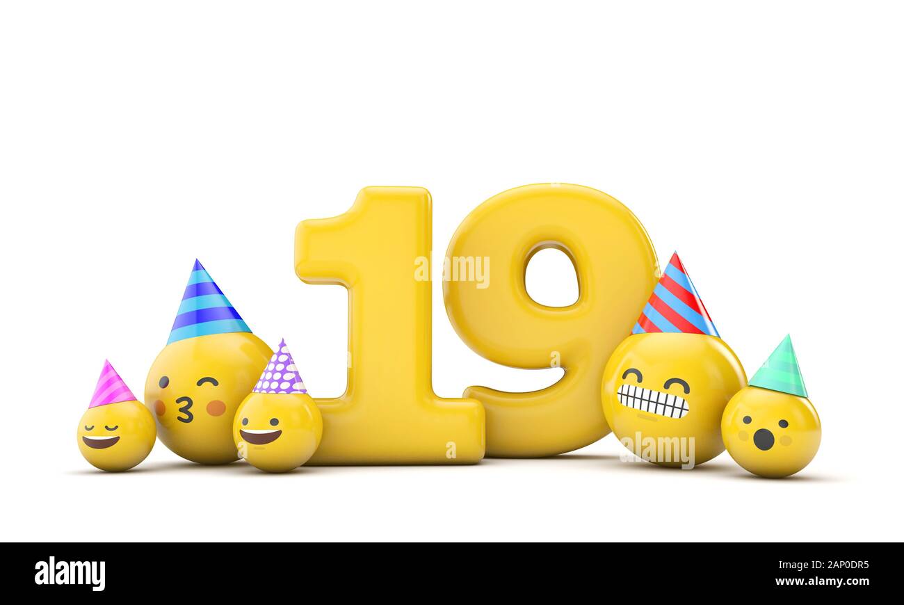 Number 19 Clipart