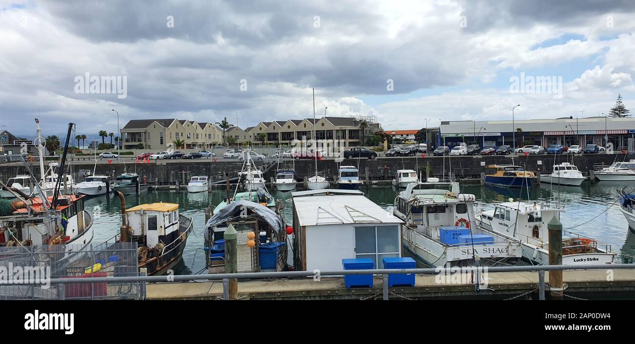 Napier, North Island / New Zealand - December 29, 2019: Napier, The Art ...