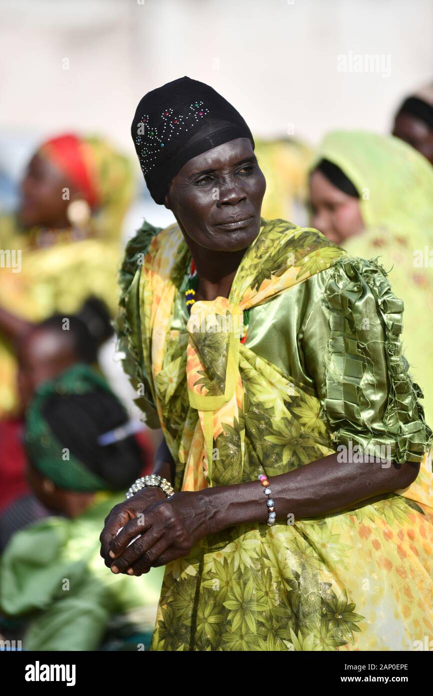 Members of a Nubian singing and dance group at the Orupaap Nature Arts ...