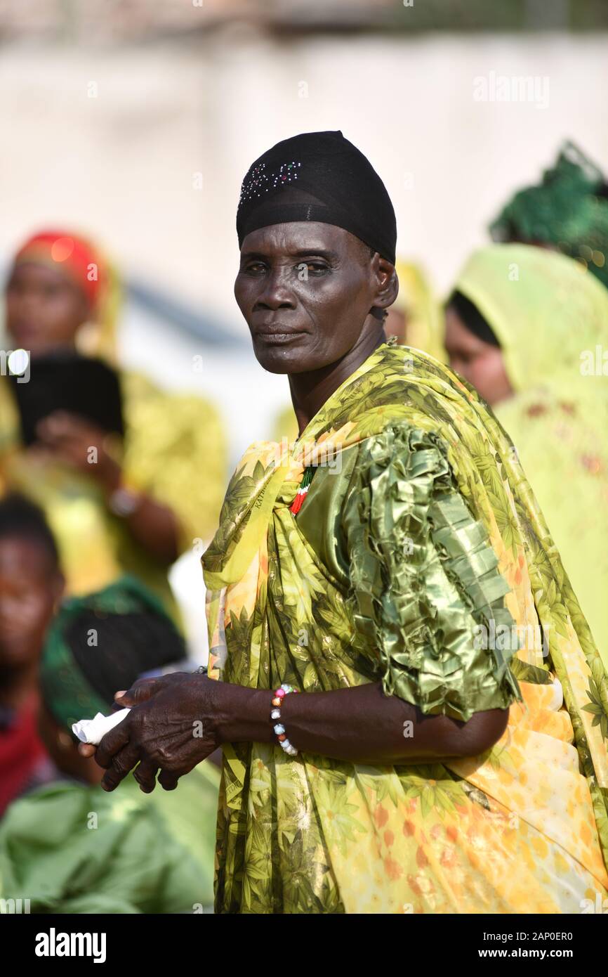 Members of a Nubian singing and dance group at the Orupaap Nature Arts ...
