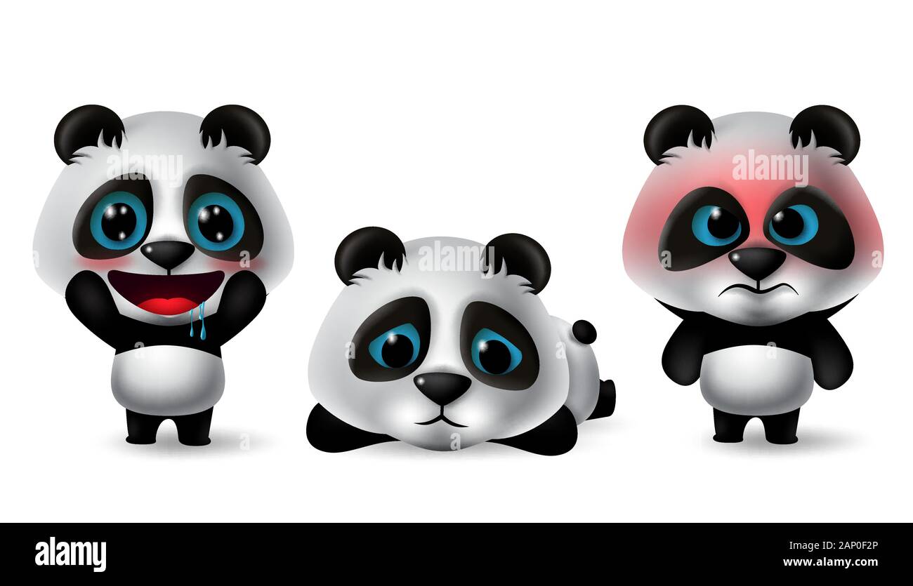 Pig animal characters vector set. Pigs character 3d avatar emoji in ...