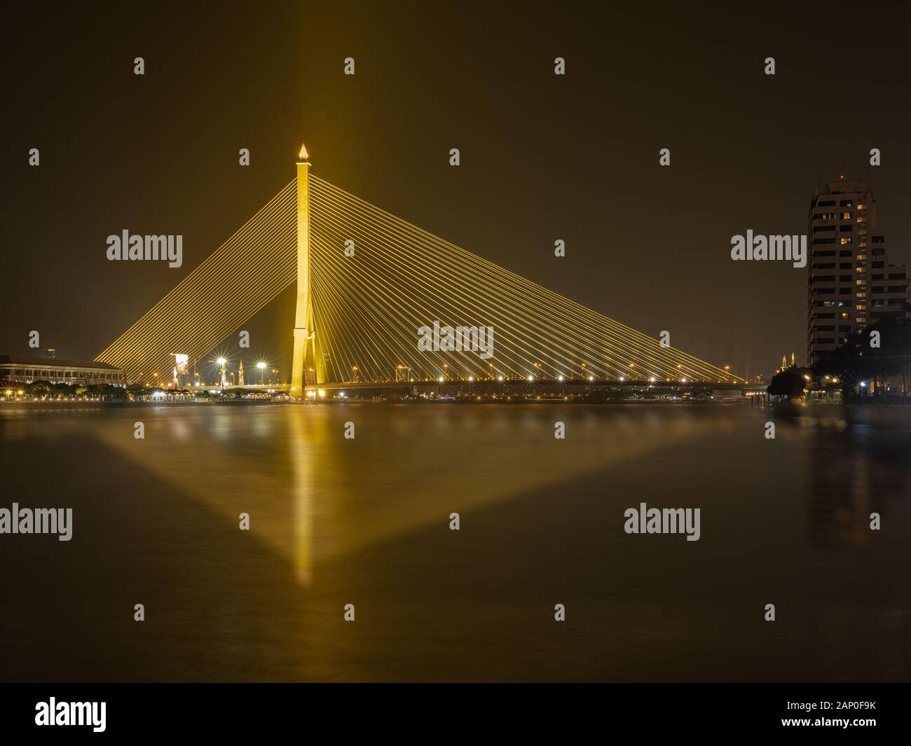 Rama viii suspension bridge hi-res stock photography and images - Alamy