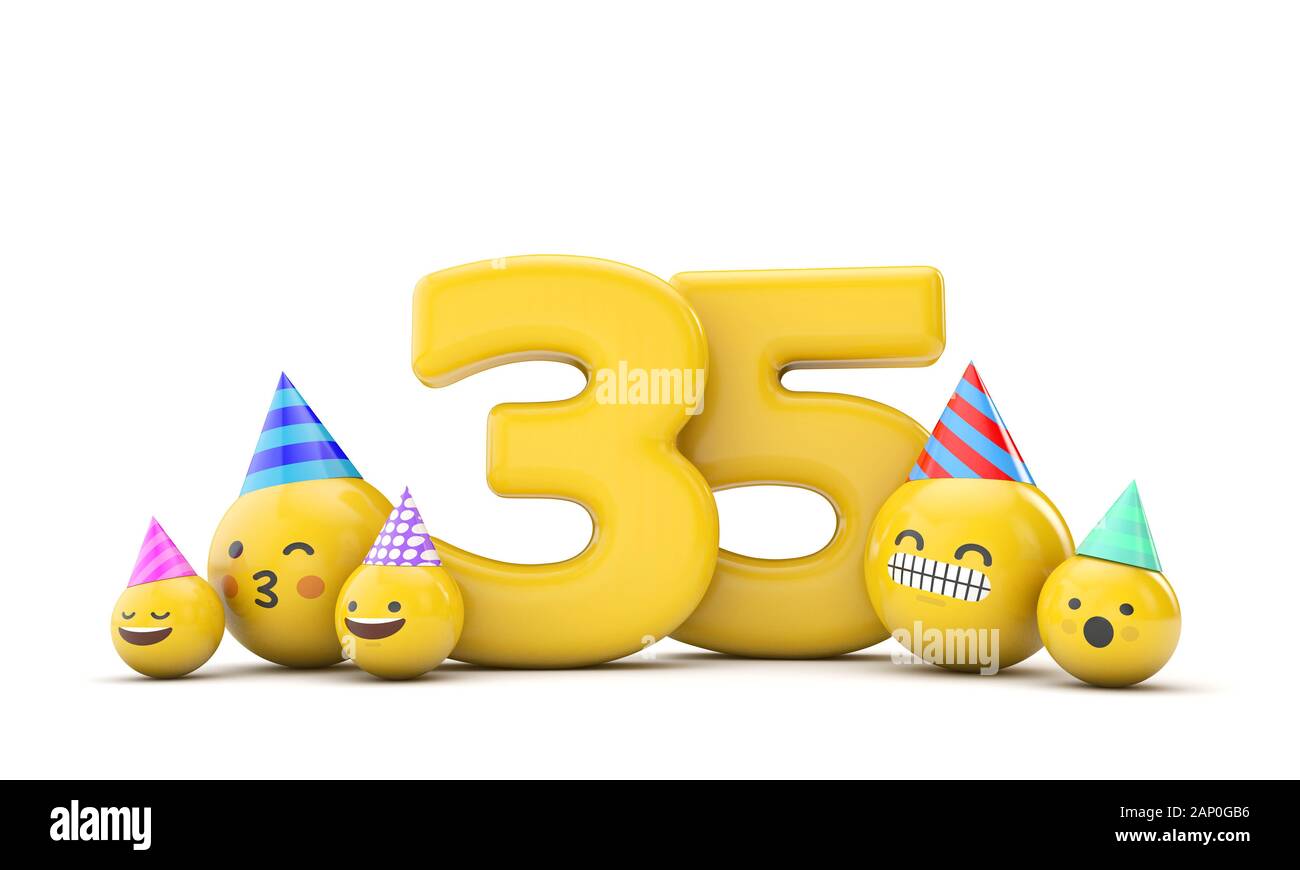 Number 35 Cut Out Stock Images & Pictures - Alamy