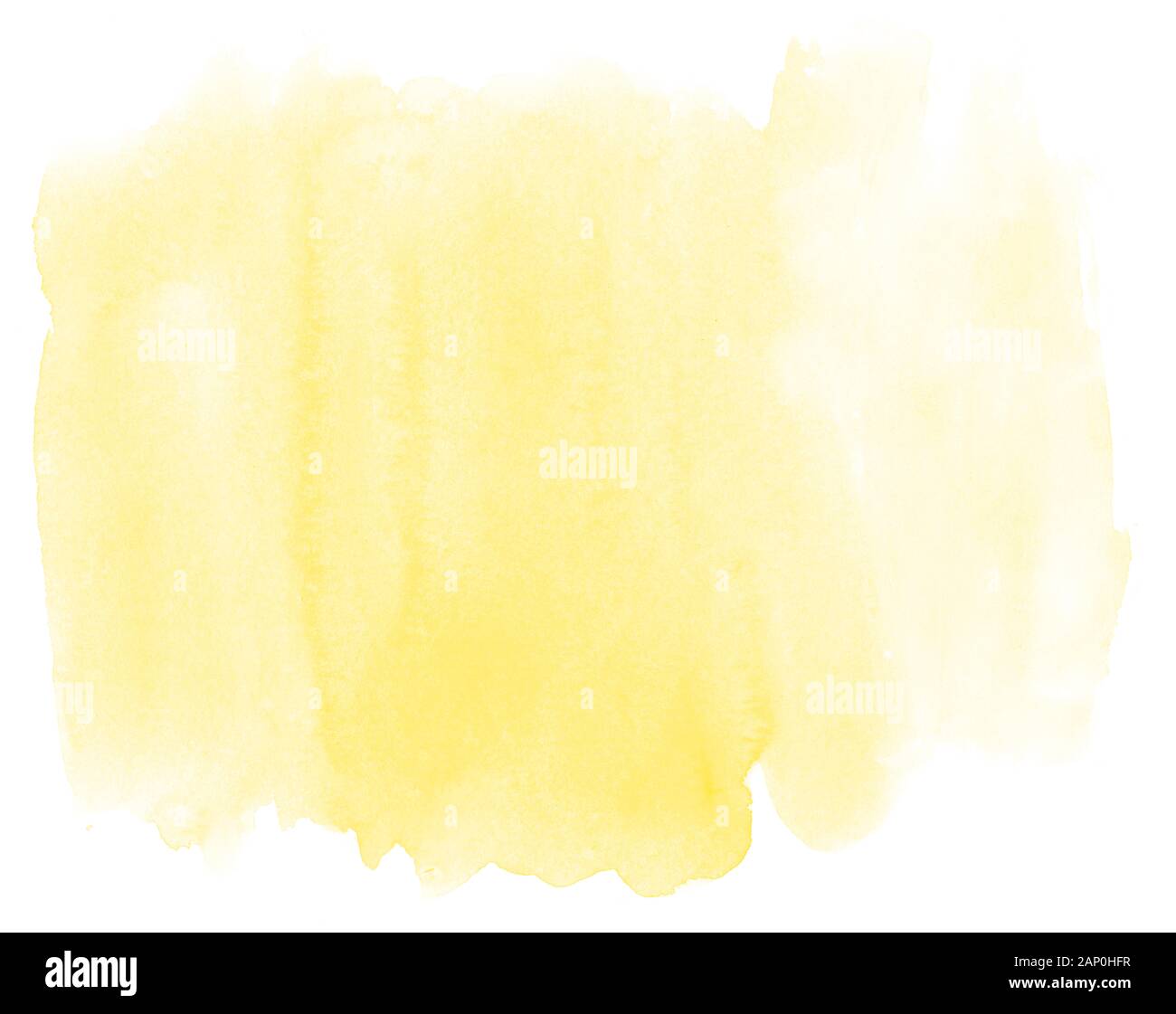 Yellow watercolor strip multilayered. Abstract watercolor background ...