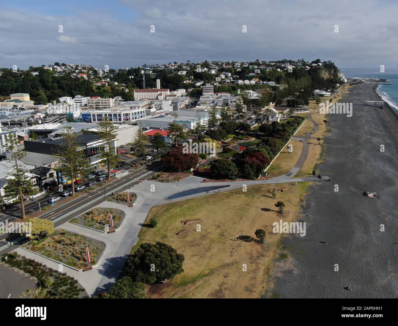 Napier, North Island / New Zealand - December 29, 2019: Napier, The Art ...