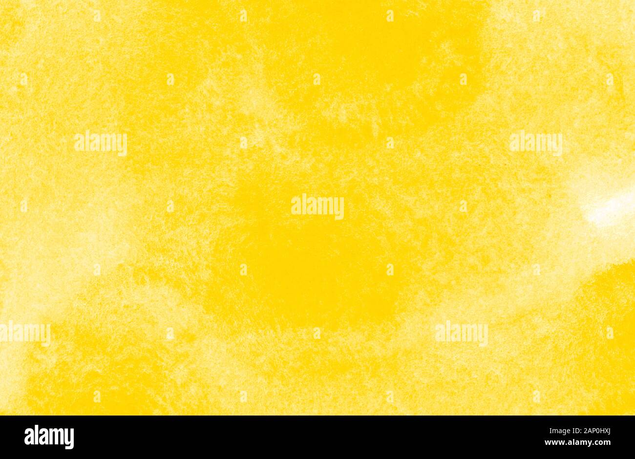 Yellow hand drawn watercolor on paper background Stock Photo - Alamy