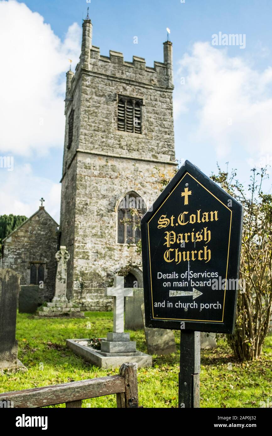 Colan cornwall hi-res stock photography and images - Alamy