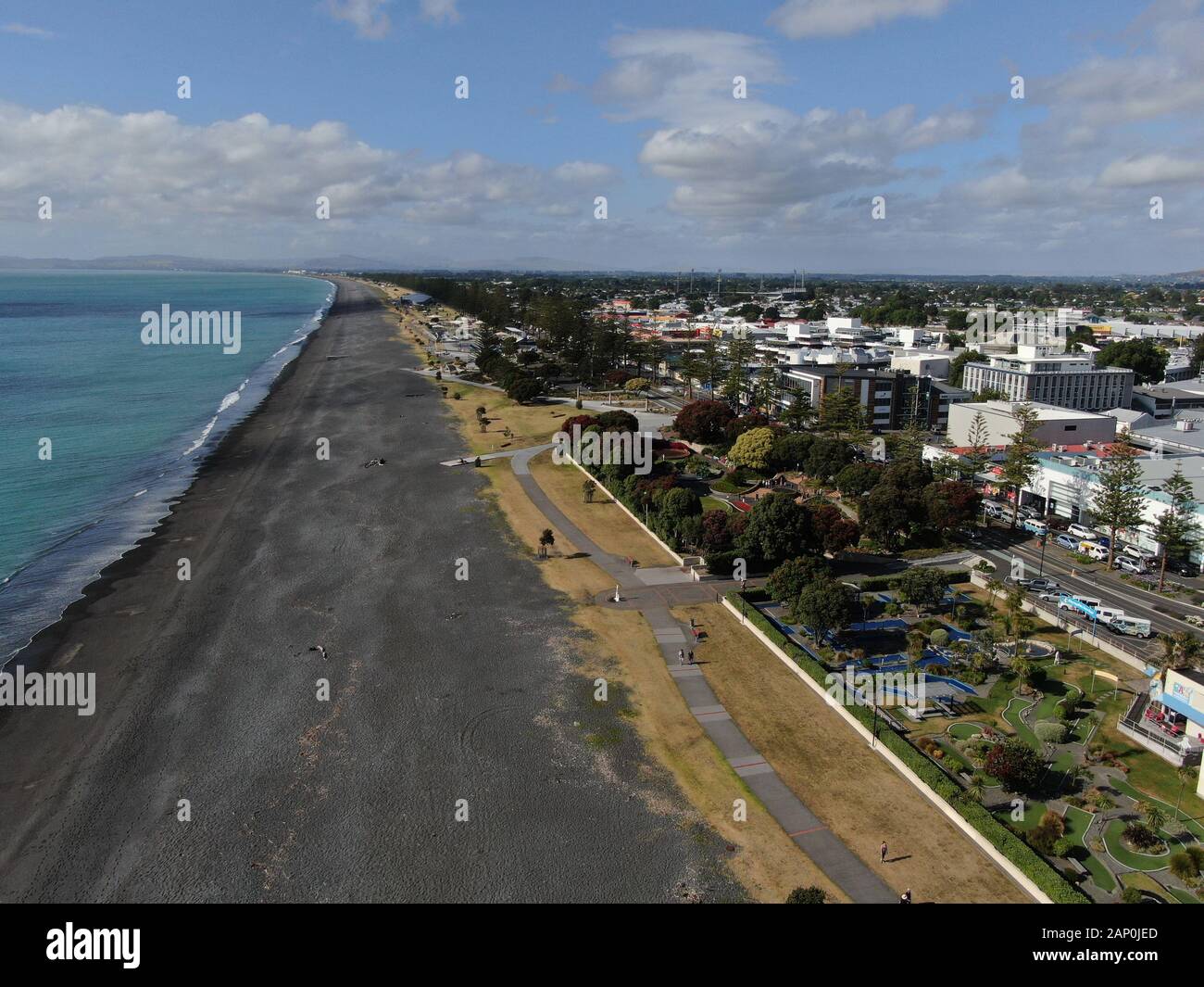Napier, North Island / New Zealand - December 29, 2019: Napier, The Art ...