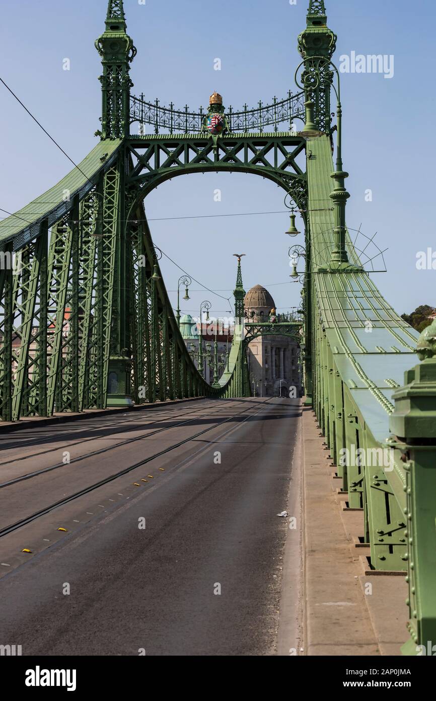 Metal parts of the rivet joints and bolts of the bridge construction ...