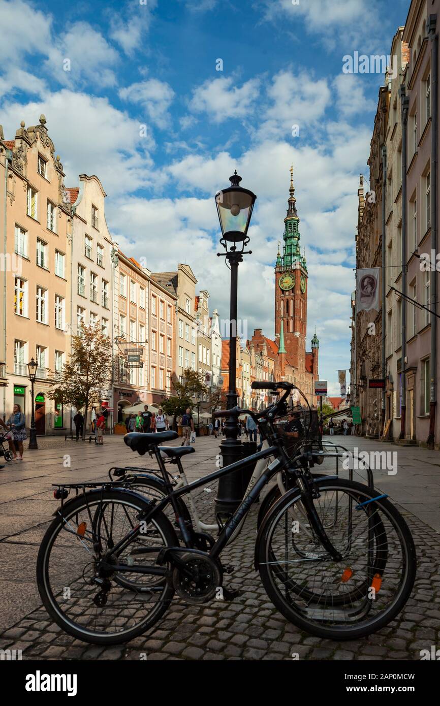 Summer afternoon in Gdansk old town Stock Photo - Alamy