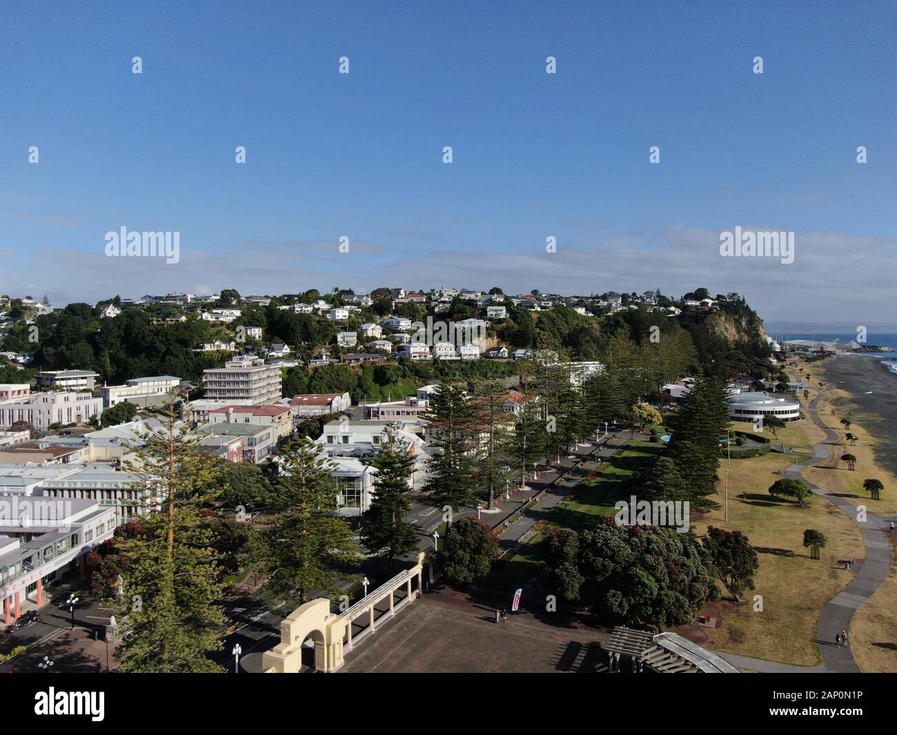 Napier, North Island / New Zealand - December 29, 2019: Napier, The Art ...